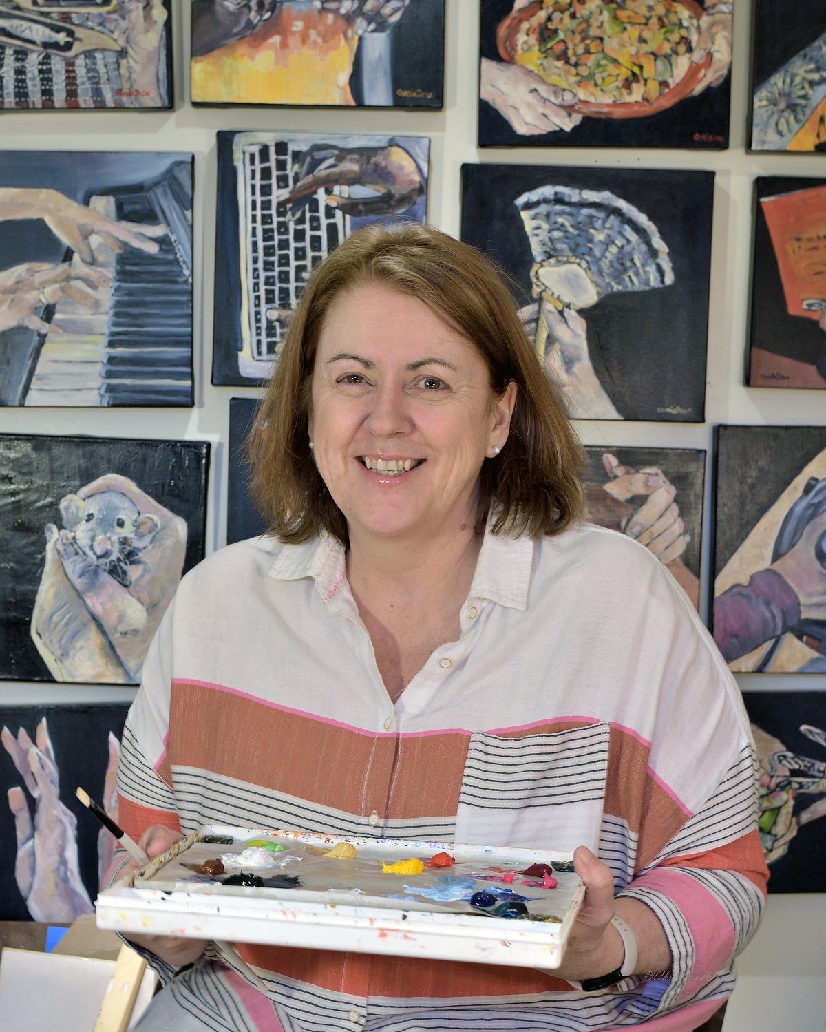 Artist’s first solo show is In Her Hands - Fifty-Five Plus Magazine