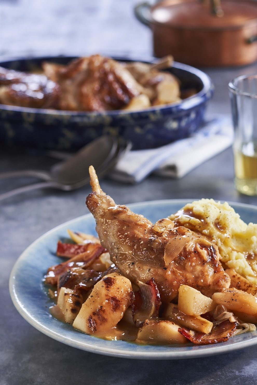 Apple Cider Braised Rabbit with Root Vegetables - Fifty-Five Plus Magazine