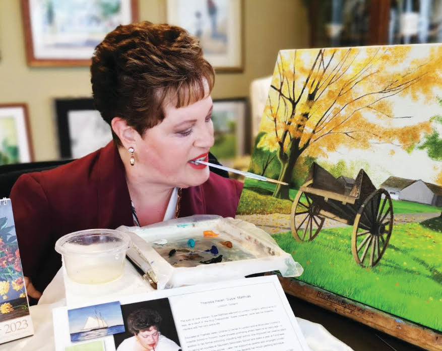 The striking accomplishments of multi-talented artist Susie Matthias ...
